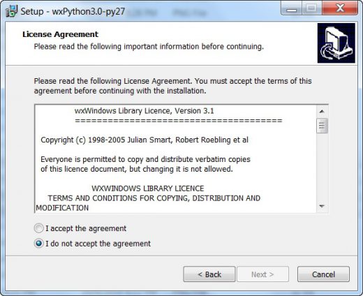 Установка wxPython на Windows, Mac OS X, Linux