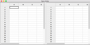 Синхронизируем скроллинг в двух таблицах - wxPython #44