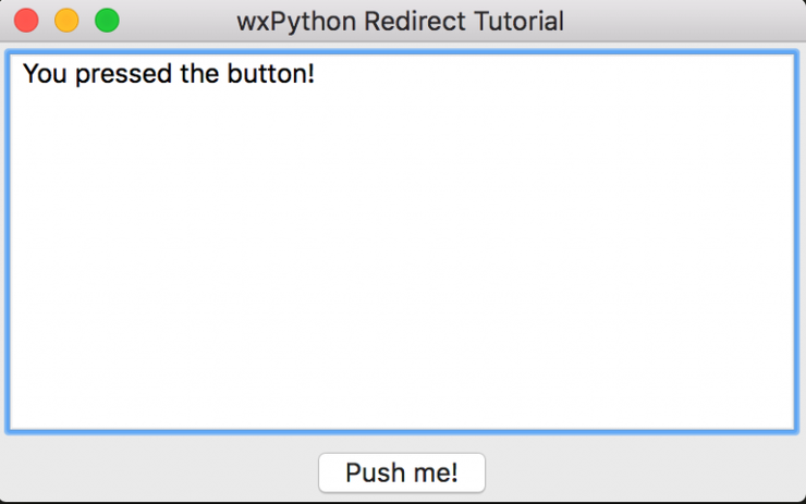 Перенаправление stdout/stderr - wxPython #40