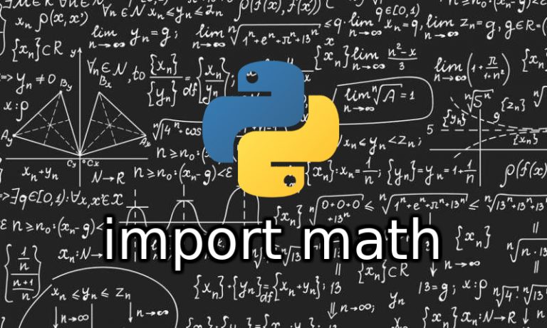 Модуль Math - Примеры математических программ в Python